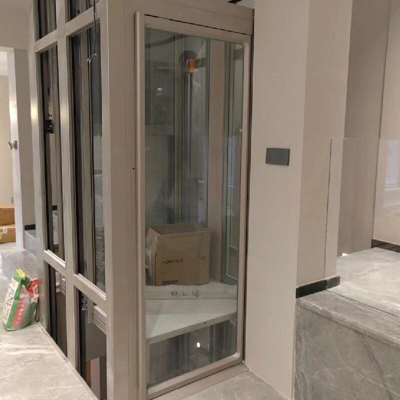 Customizable Home Traction Elevators With Safety Sensors And Automatic ...